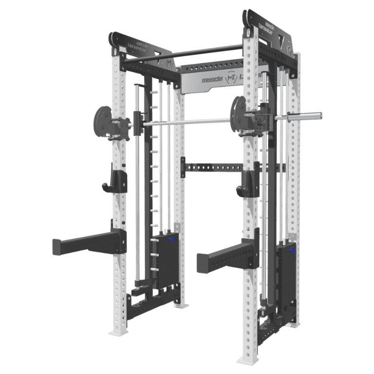 Smith Machine with Movable Pulley – Multi Function Strength Trainer ...